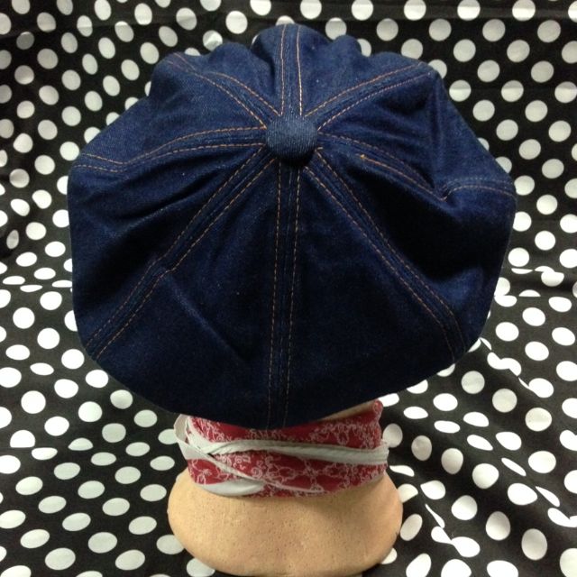 RETRO DENIM NEWSBOY CAP, Men's Fashion, Watches & Accessories, Caps ...