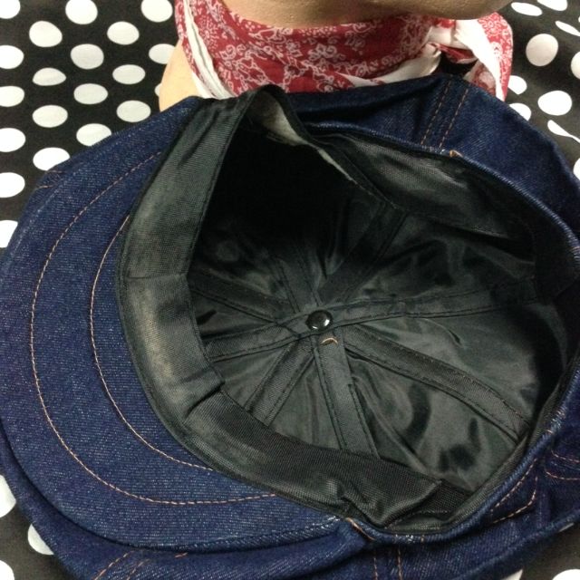 RETRO DENIM NEWSBOY CAP, Men's Fashion, Watches & Accessories, Caps ...