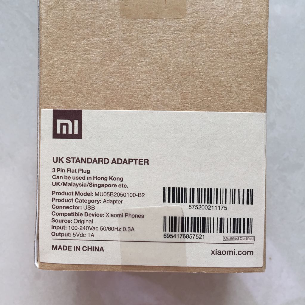 Xiaomi's power adapter, Computers & Tech, Parts & Accessories, Cables ...