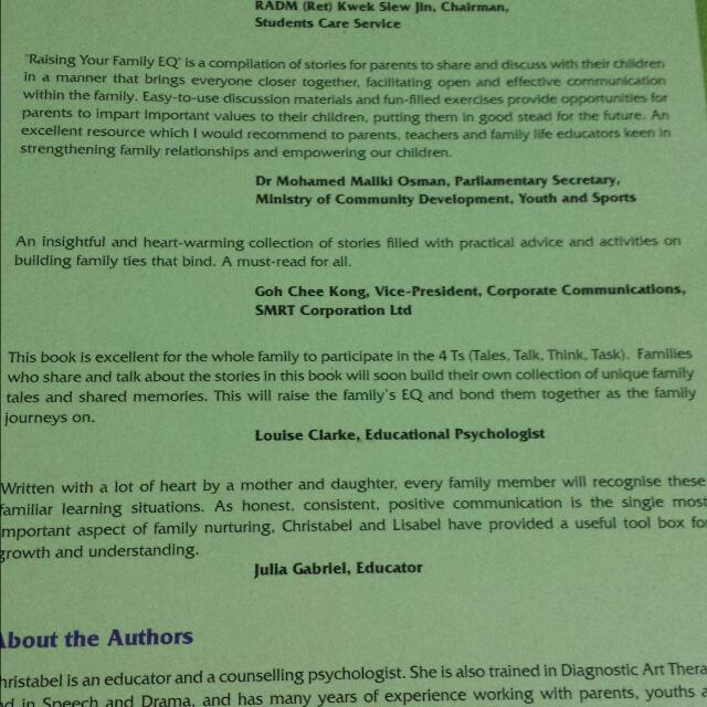 Raising Your Family EQ, Hobbies & Toys, Stationery & Craft, Craft ...