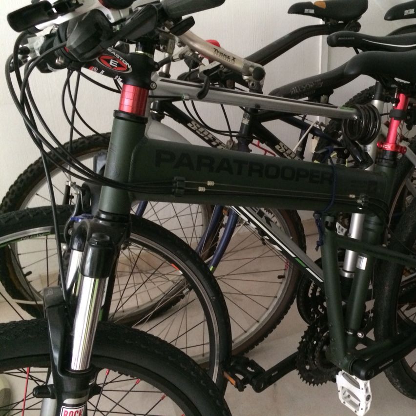 Custom Made Paratrooper Bike, Montague, Bicycle, Foldable Mountain Bike ...