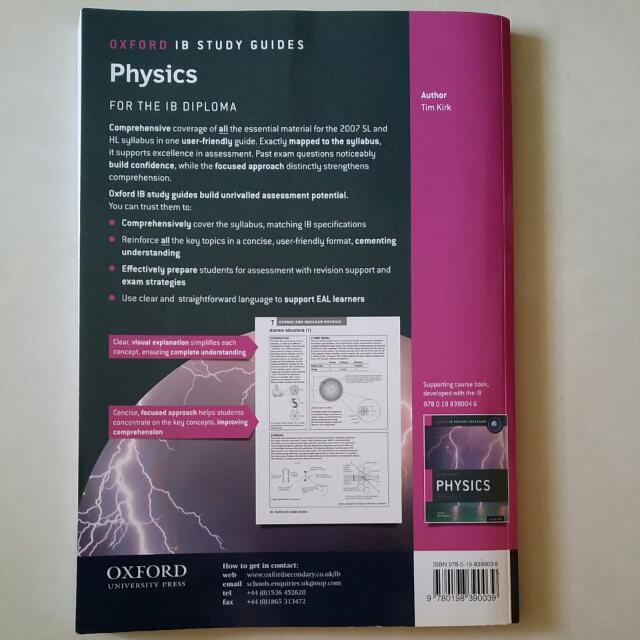 IBDP Physics Study Guide, Hobbies & Toys, Books & Magazines, Textbooks ...
