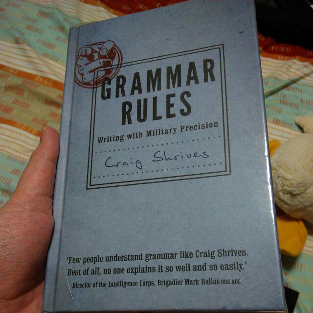 Grammer Rules - Craig Shrives, Books & Stationery on Carousell