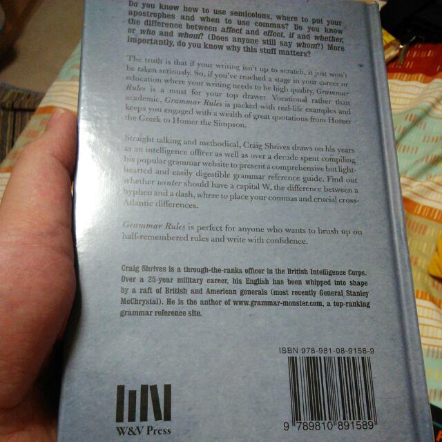 Grammer Rules - Craig Shrives, Books & Stationery on Carousell