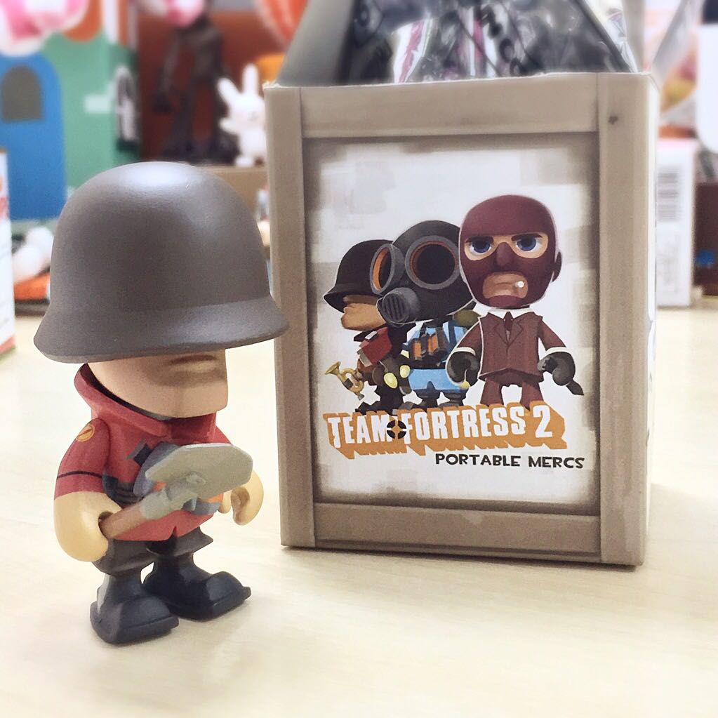 Team Fortress 2 Portable Mercs RED Soldier, Hobbies & Toys, Toys & Games on Carousell