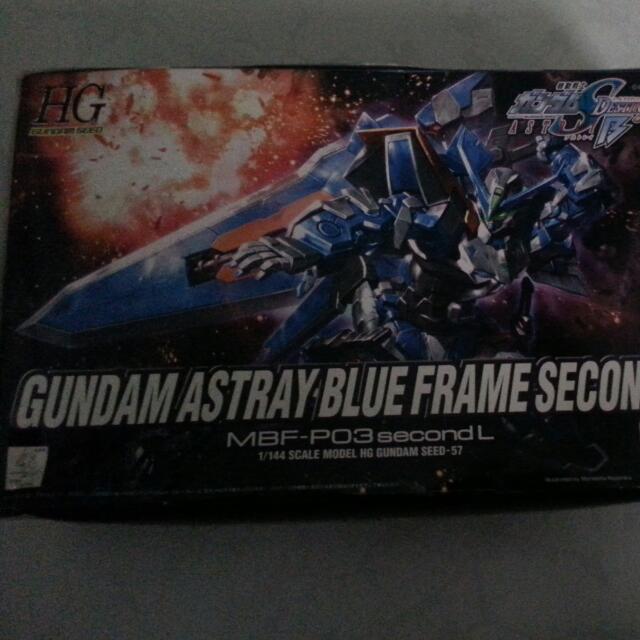 Gundam Astray Blue Frame Second L & Gundam Astray Green Frame, Hobbies ...