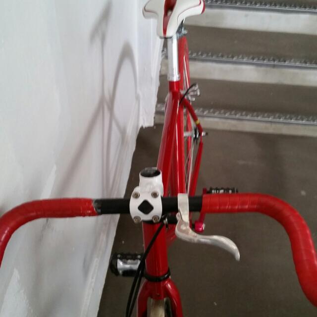Red Fixie, Sports Equipment, Bicycles & Parts, Parts & Accessories on ...