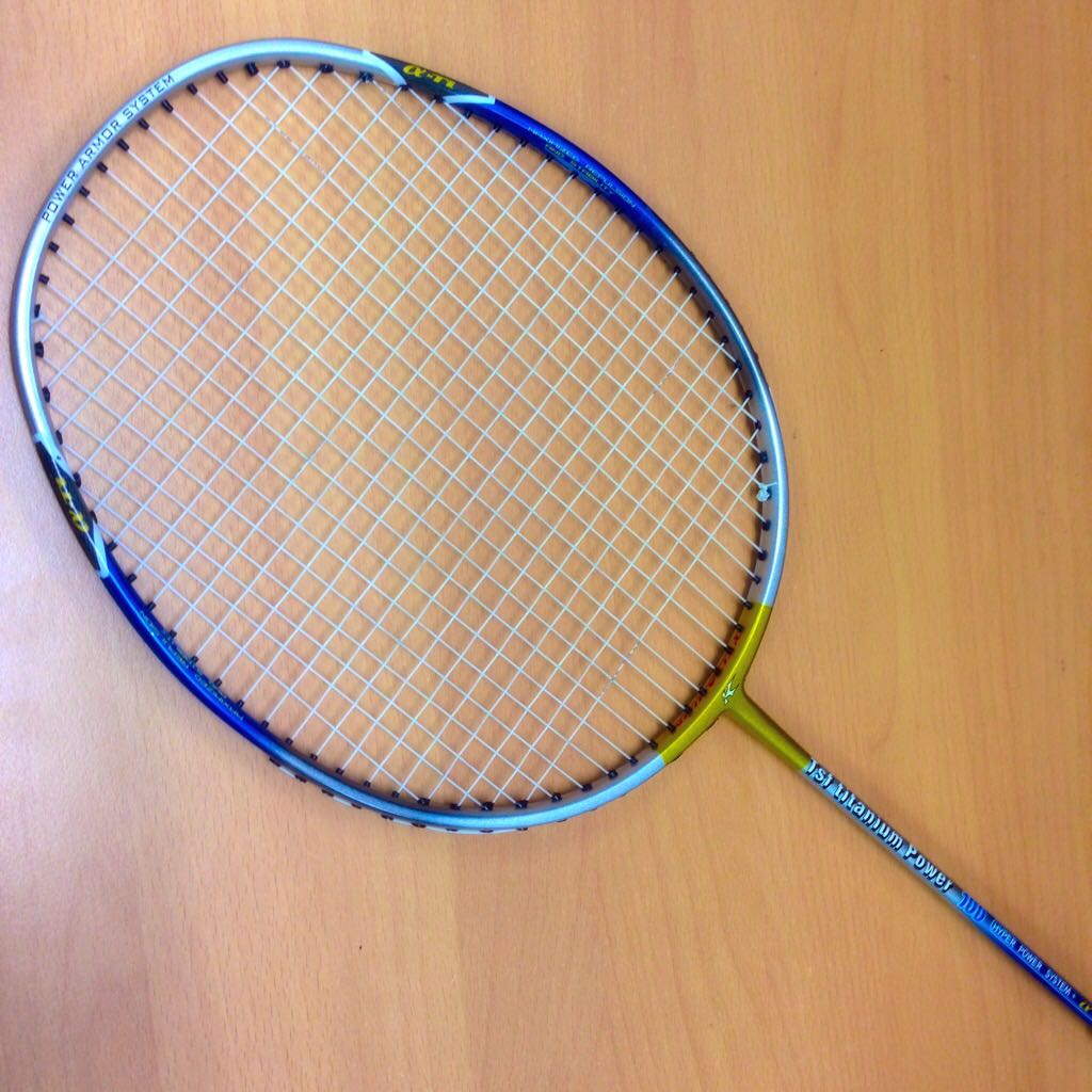 Kason Titanium Power 100 (Blue) Badminton Racket, Sports Equipment ...