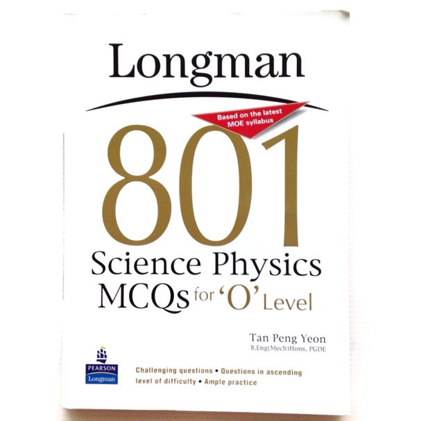 Longman 801 Science Physics MCQs for 'O' Level, Hobbies & Toys, Books & Magazines, Textbooks on ...
