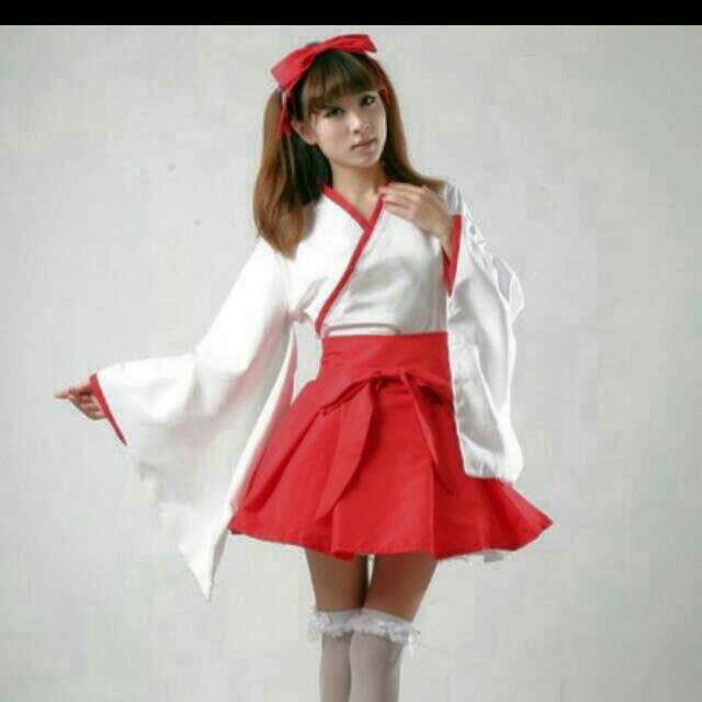 Shrine Maiden Outfit, Women's Fashion, Dresses & Sets, Sets or ...