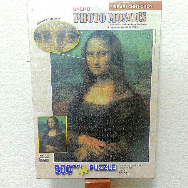 'Mosaic' Mona Lisa Jigsaw Puzzle, Hobbies & Toys, Stationery & Craft ...