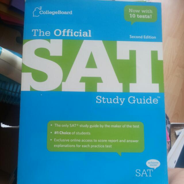 Official SAT study guide, Hobbies & Toys, Books & Magazines, Textbooks ... Official SAT study guide, Hobbies & Toys, Books & Magazines, Textbooks ...