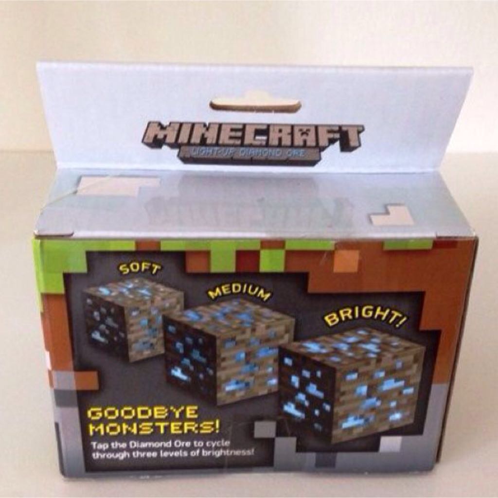 Minecraft Light Up Diamond Ore, Hobbies & Toys, Toys & Games on Carousell