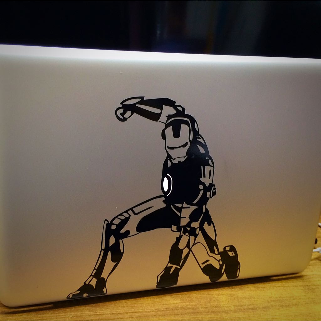 Iron Man Sticker/ Label / vinyl decal, Bulletin Board, Preorders on ...