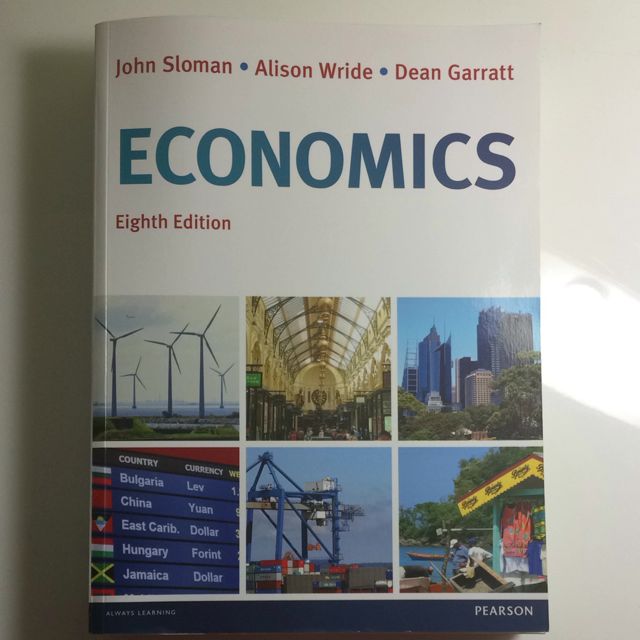 John Sloman Economics Textbook Eighth Edition, Hobbies & Toys, Books ...