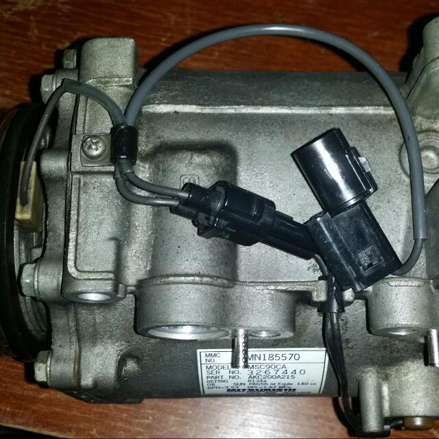 Mitsubishi Lancer CS3 ori air con compressor alternator coil radiator ...