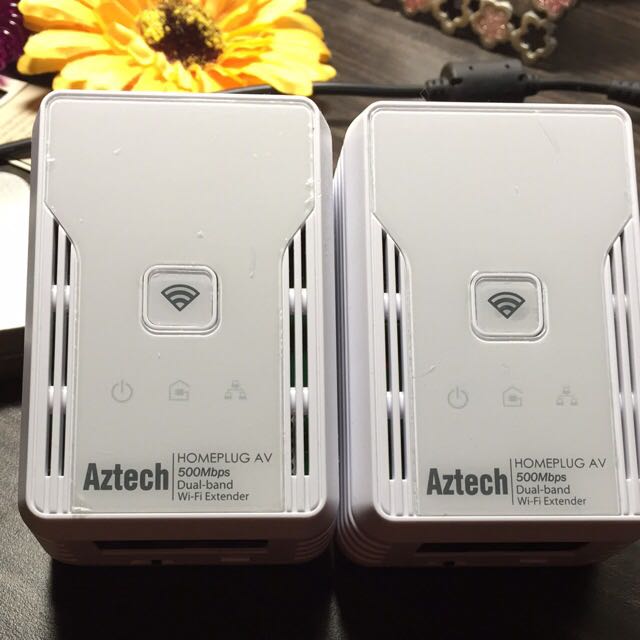 Aztech Homeplug AV 500Mbps Ethernet Adaptor, Computers & Tech, Parts ...