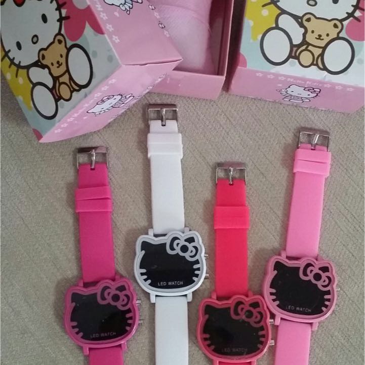 Hello Kitty LED Watch, Women's Fashion, Bags & Wallets, Wallets & Card ...