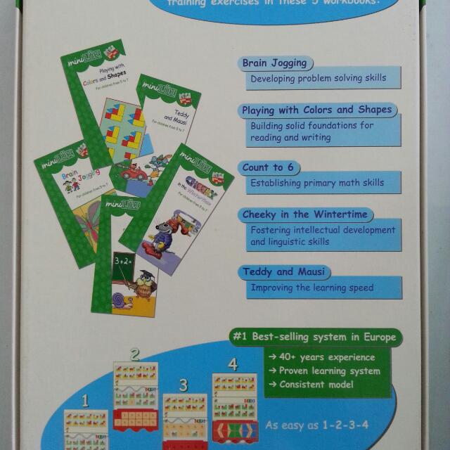 MiniLuk Brain Training Young Explorer Collection Set 1 & 2 Plus Advance ...