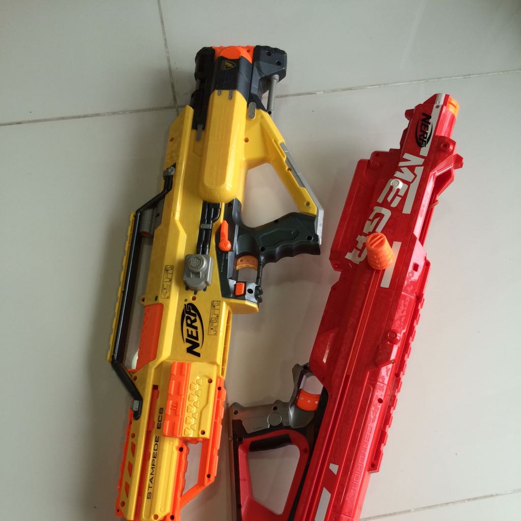 Nerf stampede (Reserved), Hobbies & Toys, Toys & Games on Carousell
