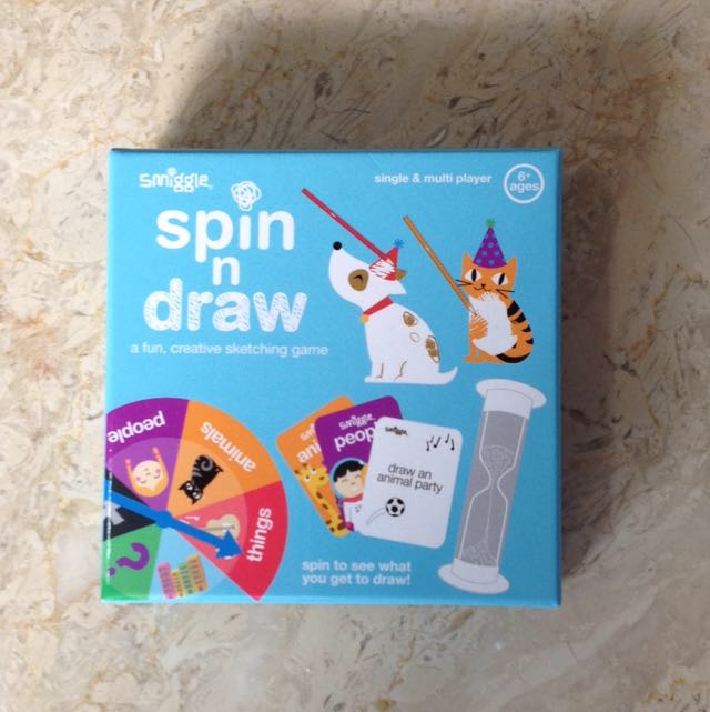 Brand New Smiggle Spin N Draw, Hobbies & Toys, Toys & Games on Carousell