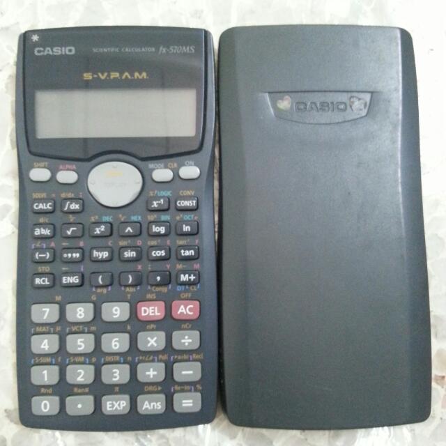 Casio fx-570 MS Scientific Calculator, Computers & Tech, Parts ...