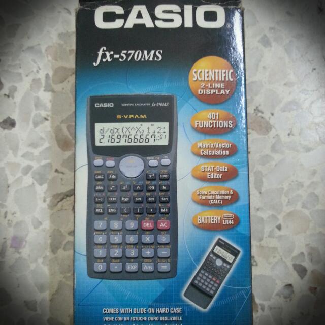 Casio fx-570 MS Scientific Calculator, Computers & Tech, Parts ...