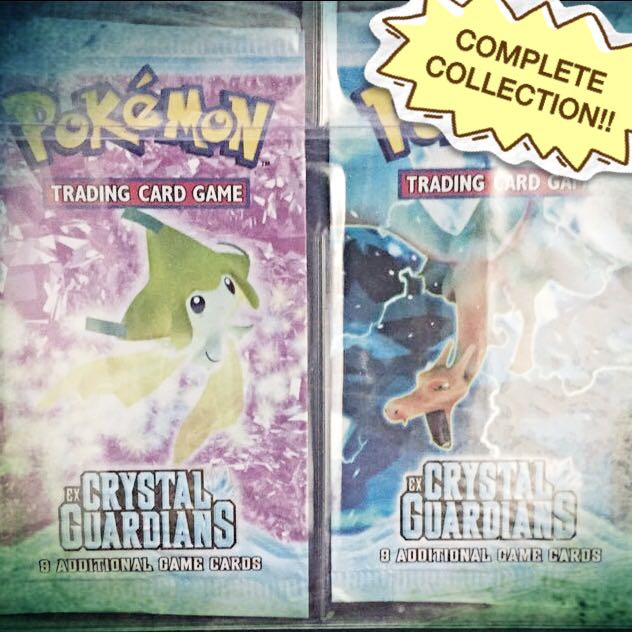 EX Crystal Guardians Complete Set (Pokemon TCG), Hobbies & Toys, Toys ...