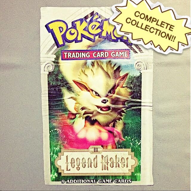 EX Legend Maker Complete Set (Pokemon TCG), Hobbies & Toys, Toys ...