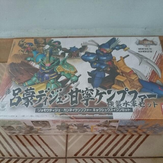 Bandai SD Gundam Sangokuden #035 Shin Ryomo Dijeh, Kannei Kampfer, Assault Navy Set, Hobbies ...