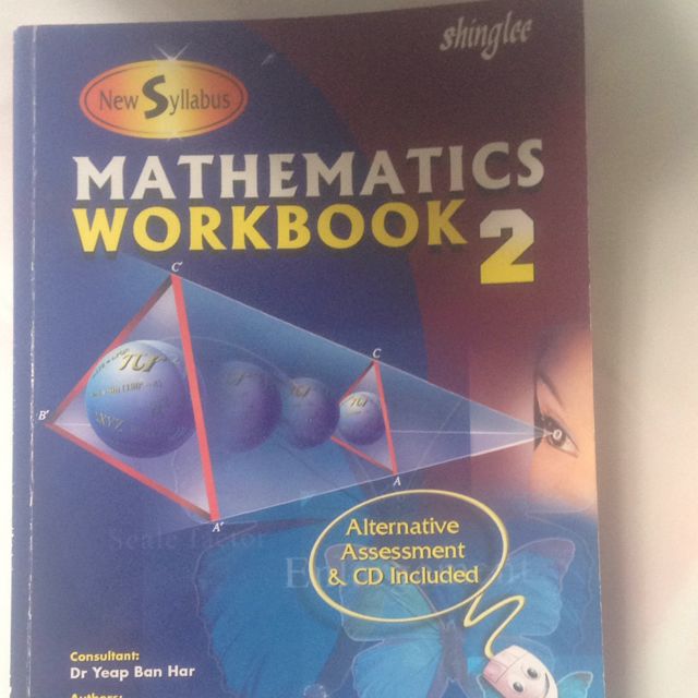 New Syllabus Mathematics Workbook 2 By Shinglee, Hobbies & Toys, Books ...
