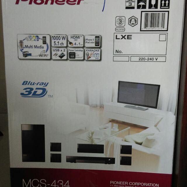 Pioneer Blu-ray Disc Surround System MCS-434, Computers & Tech, Parts & Accessories, Networking ...
