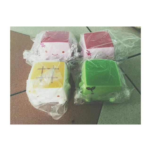 tofu squishy (pending), Hobbies & Toys, Toys & Games on Carousell