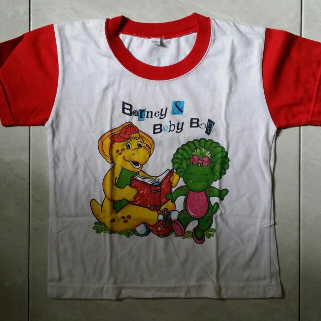 Barney clothing Set, Babies & Kids, Babies & Kids Fashion on Carousell