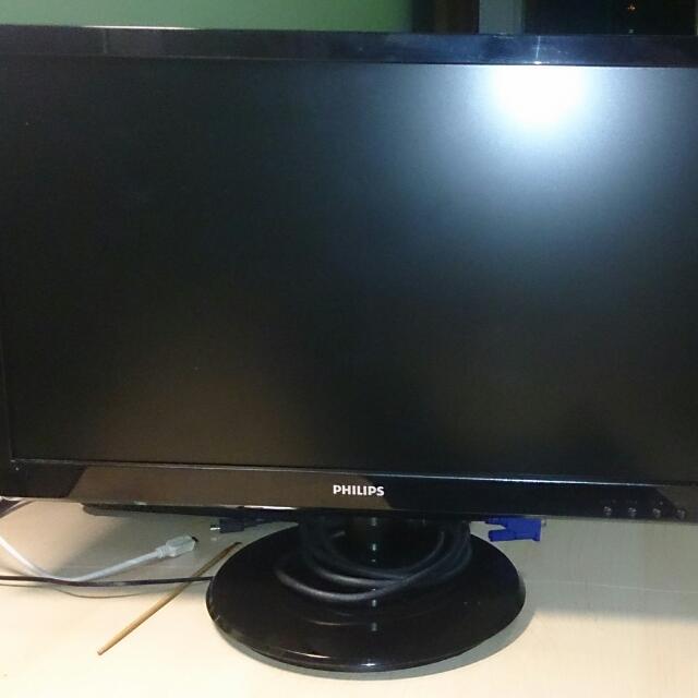 Philips 18.5" LED monitor , Health & Nutrition, Health Monitors ...