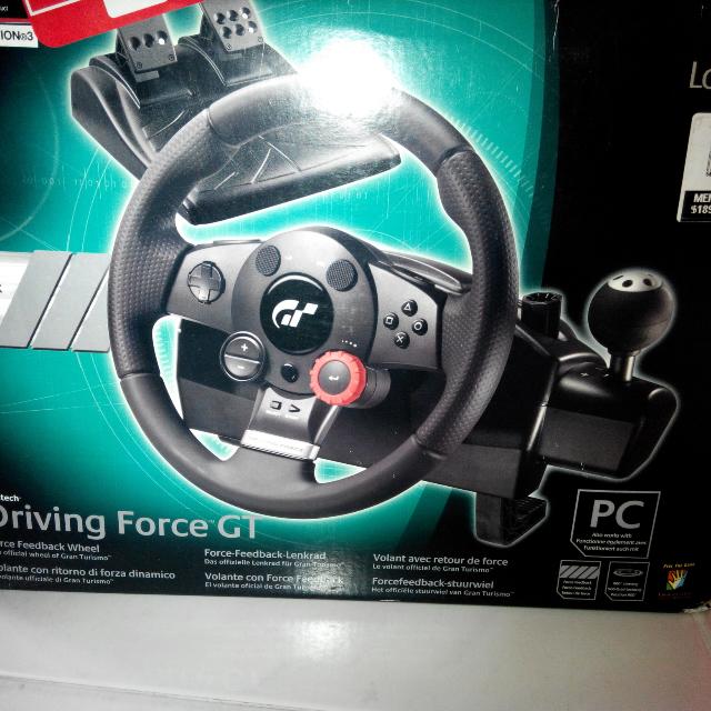 Driving Force GT Steering Wheel For PS3 And PC, Hobbies & Toys, Toys ...