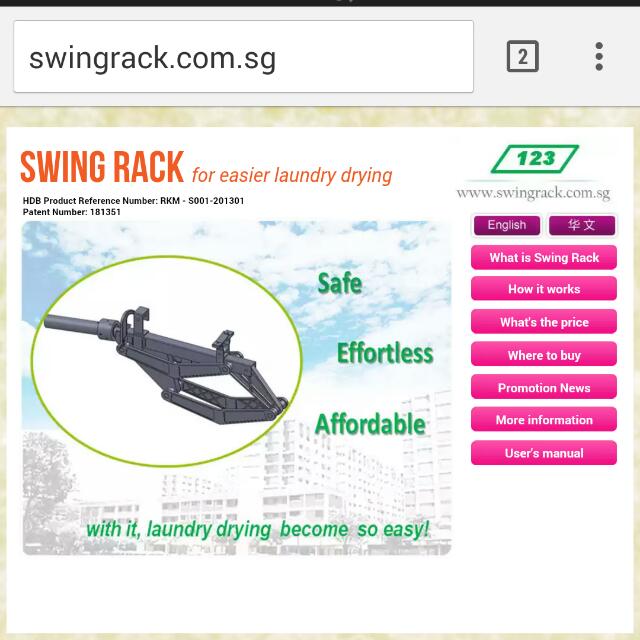 Swing Rack , Furniture & Home Living, Furniture, Shelves, Cabinets ...