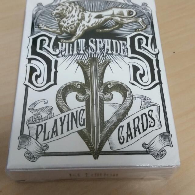 David Blaine Split Spades Playing Cards (Black), Everything Else on Carousell