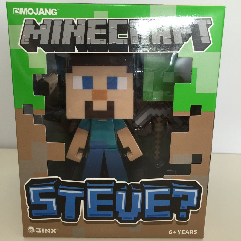 Minecraft Steve Vinyl Figure, Hobbies & Toys, Toys & Games on Carousell