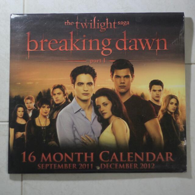 The Twilight Saga - Breaking Dawn Calendar Collectible? (Free ...