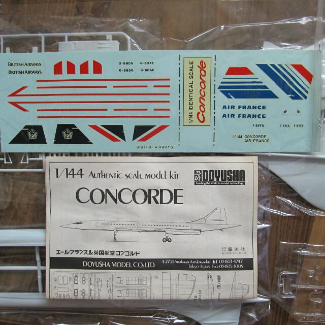 1:144 Concorde Plastic Model Kit by Doyusha, Hobbies & Toys, Toys ...