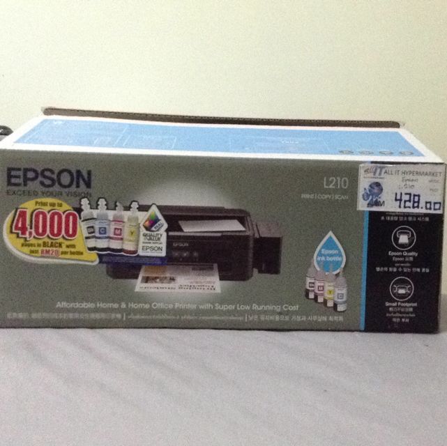 EPSON L210 3 in 1 PRINTER, Computers & Tech, Printers, Scanners ...