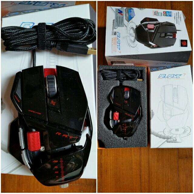 Mad Catz R.A.T. 7 Gaming Mouse , Computers & Tech, Parts & Accessories ...