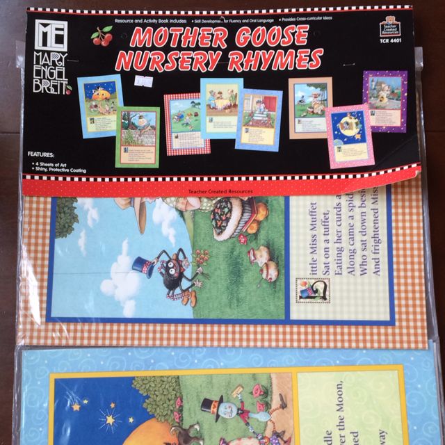 Mother Goose Nursery Rhymes Big Posters, Hobbies & Toys, Books ...