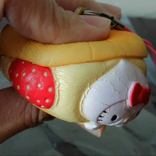 Squishy Hello Kitty Custard Puff, Everything Else on Carousell