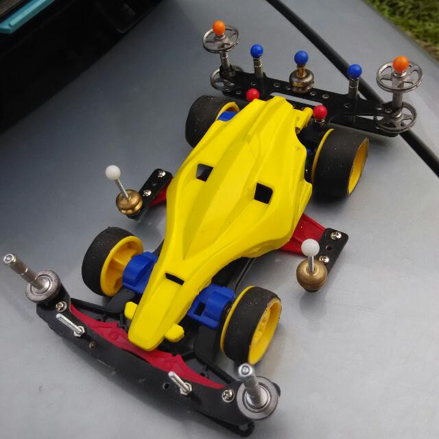 Superll Chassis Tamiya 4wd With Aero Avante Cowl Spray Yellow Colour ...