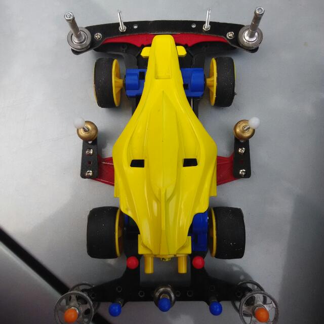 Superll Chassis Tamiya 4wd With Aero Avante Cowl Spray Yellow Colour ...