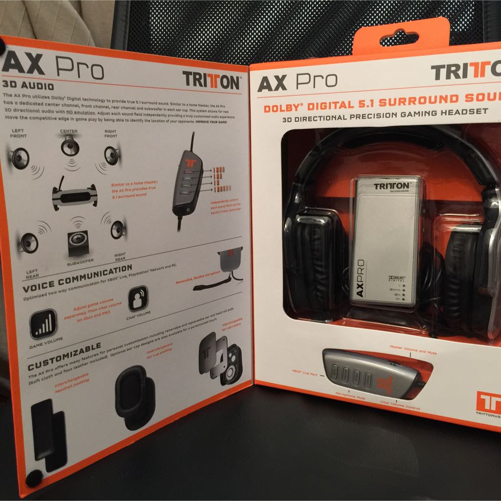 Tritton AX PRO 3D Directional Gaming Headset, Hobbies & Toys, Toys ...