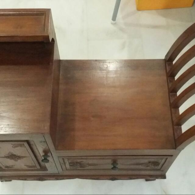 Vintage Balinese Side Table, Furniture & Home Living, Furniture, Tables ...