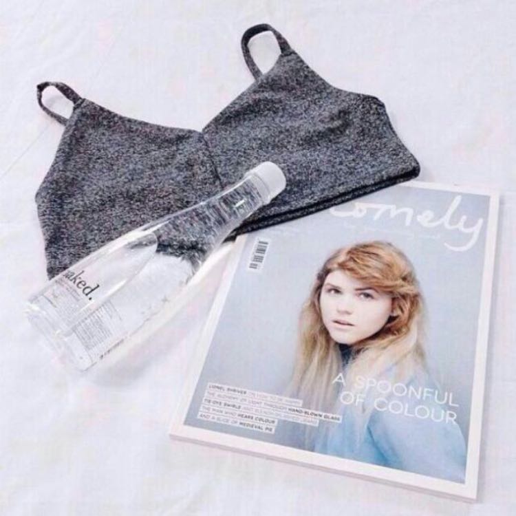 grey bralet h&m, Women's Fashion, Tops, Sleeveless on Carousell